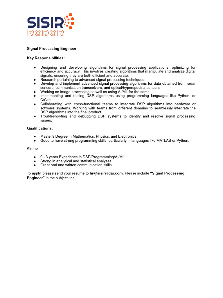 Signal Processing | PDF