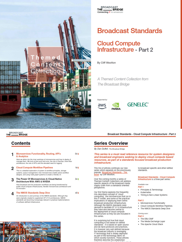 Broadcast Standards - Cloud Compute Infrastructure - Part 2.. | PDF ...