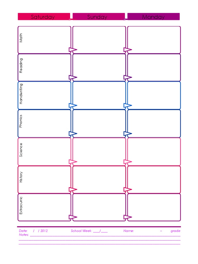 Weekly Student Progress Tracker | PDF