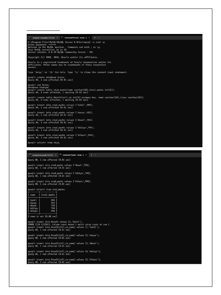 Practical No 4 | PDF