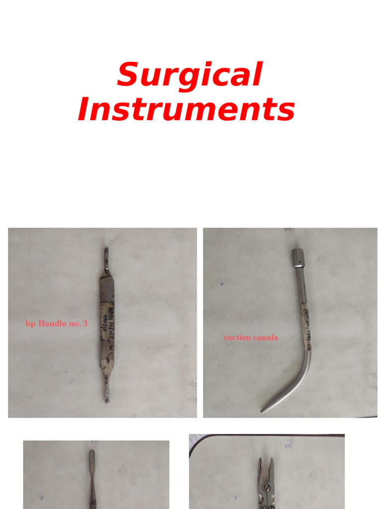 Surgical Instruments | PDF
