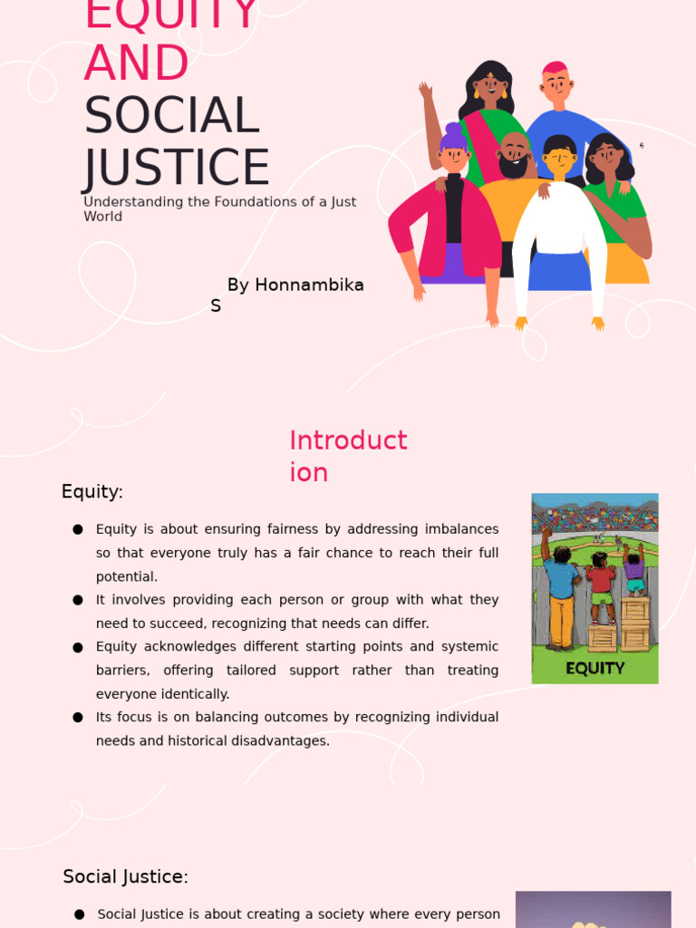 Equity and Social Justice | PDF | Equity (Economics) | Justice