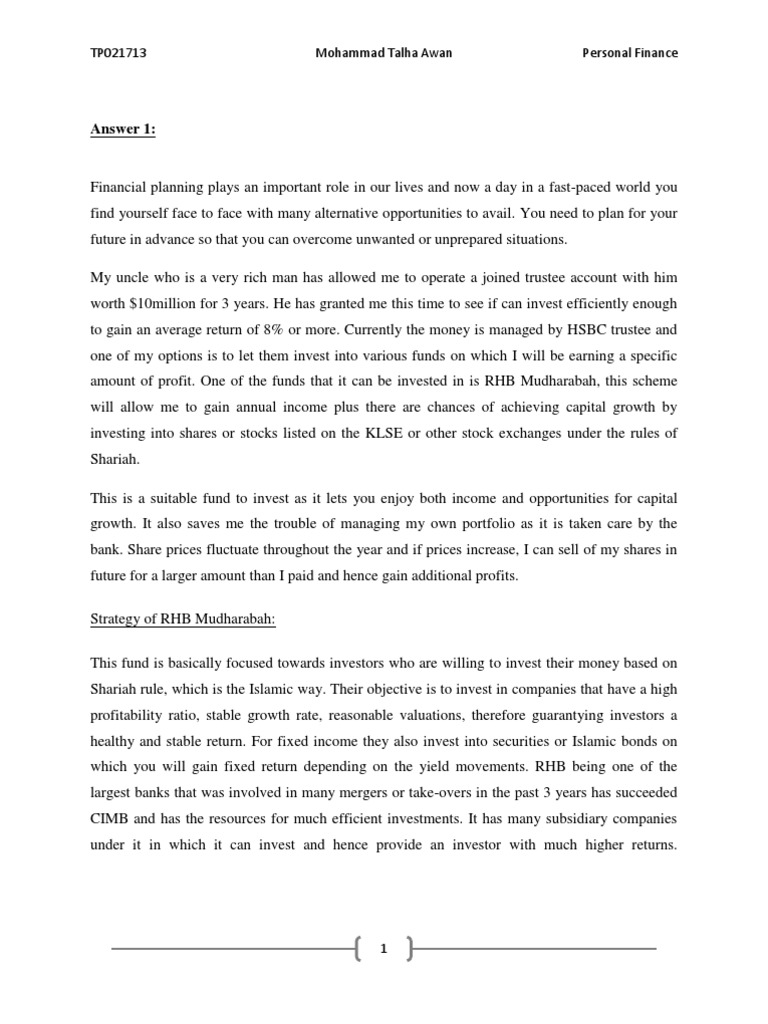 Personal Finance Investment Strategies | PDF | Investing | Foreign ...