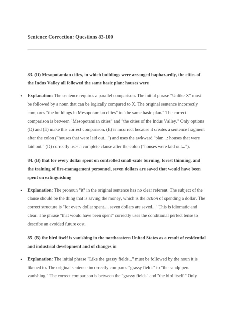 GMAT Verbal Sample Paper 3 | PDF | Verb | Sentence (Linguistics)