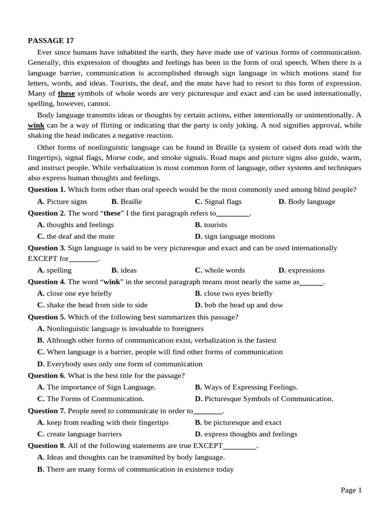 Passage 17 | PDF