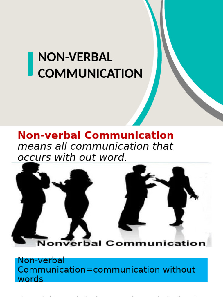 Understanding Non-Verbal Communication | PDF