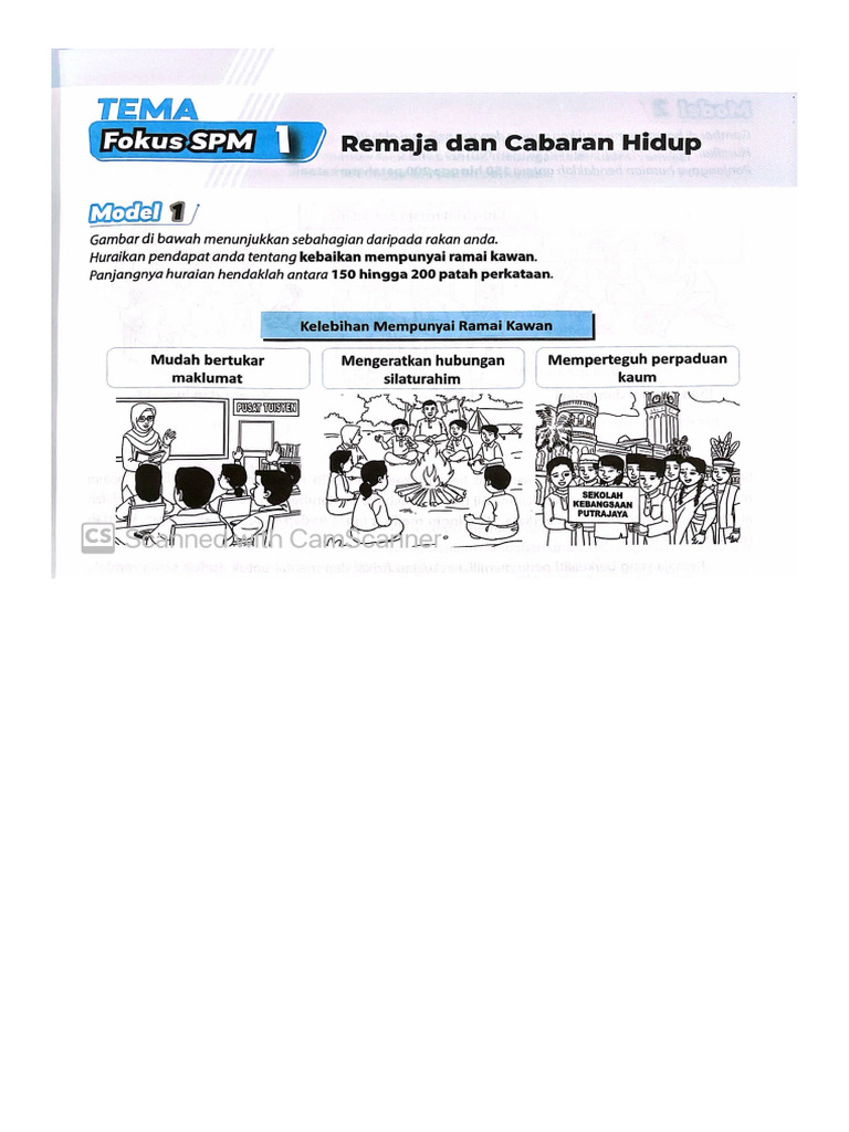 KARANGAN A - Kelebihan Mempunyai Ramai Kawan | PDF