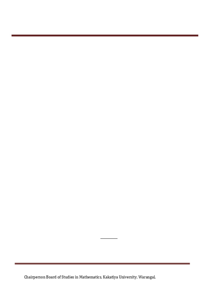 629 - BSC Maths III Semester | PDF