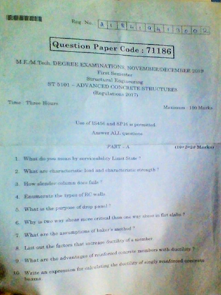 Advanced Concrete Structures | PDF