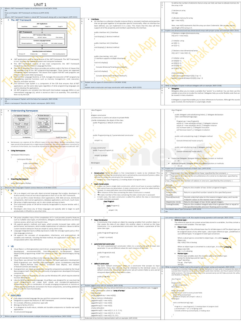 AWD-1x9 (E-Next - In) | PDF | C Sharp (Programming Language) | Programming
