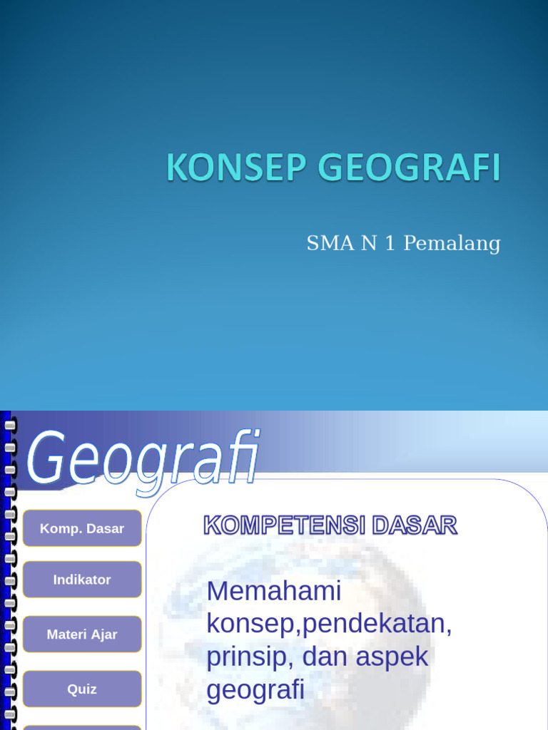 Konsep Geografi | PDF