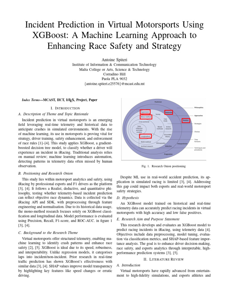 Predicting Incidents in iRacing with XGBoost | PDF | Machine Learning ...