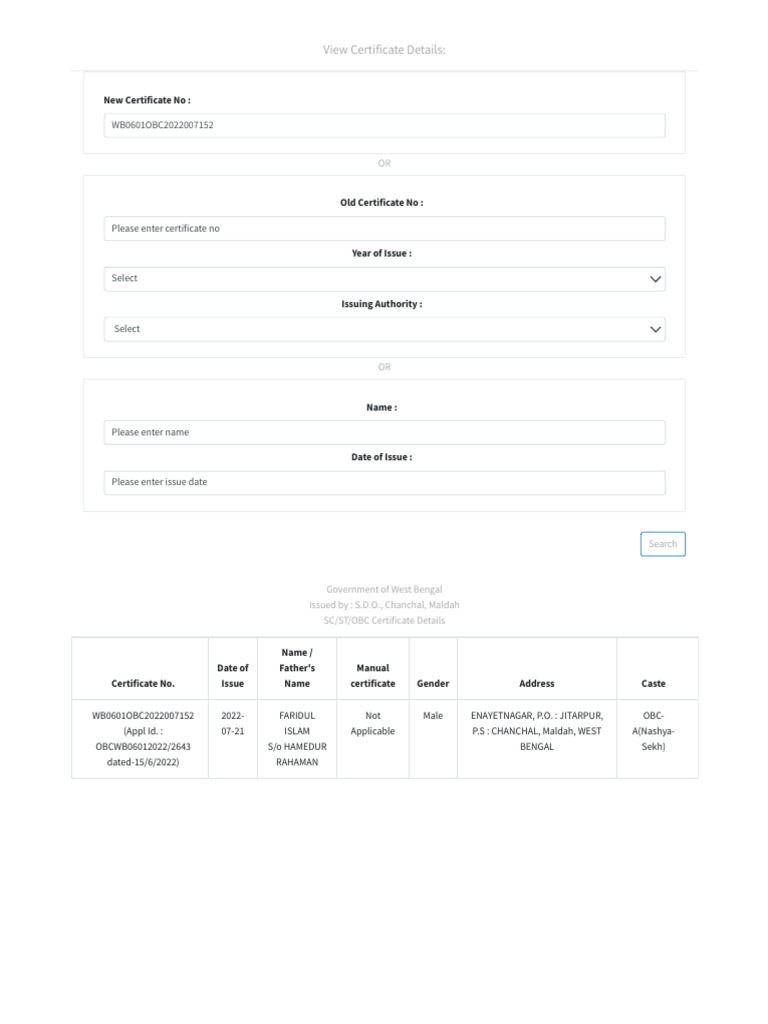 Welcome To Backward Classes Welfare Department | PDF