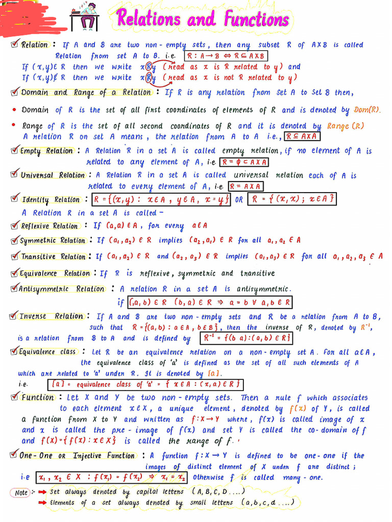 XII Maths Formulas | PDF