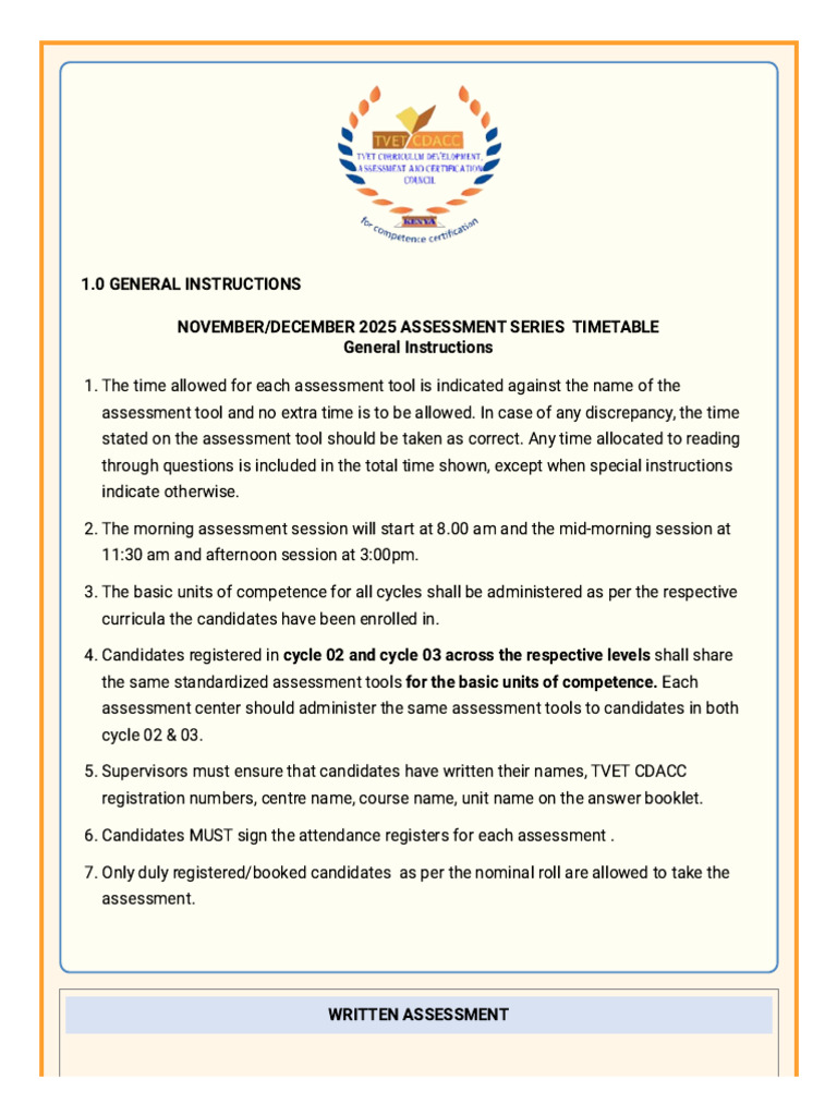 Cdacc Timetable November 2025 Final | PDF