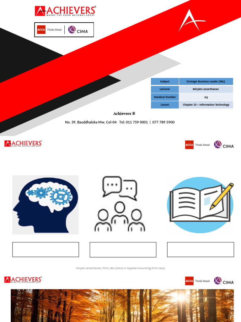 Chapter 23 - Information Technology PDF | PDF | Supply Chain | Cloud ...