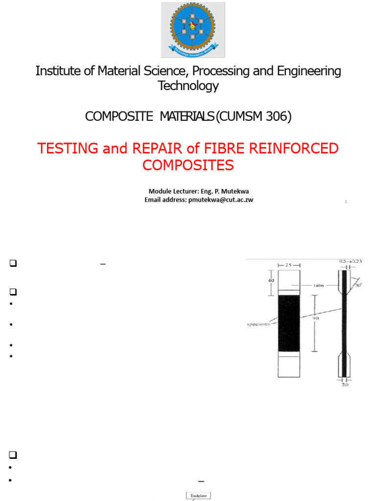Testing and Repair of Fiber Composites | PDF | Composite Material ...