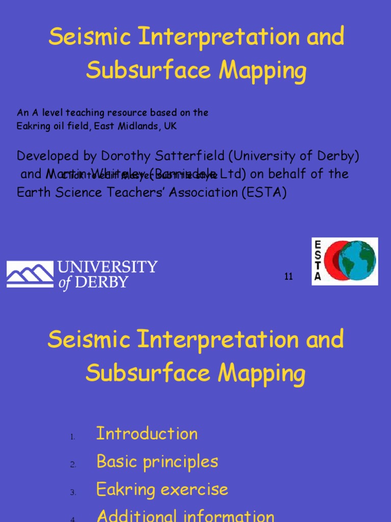 Seismic Interpretation | PDF | Reflection Seismology | Contour Line