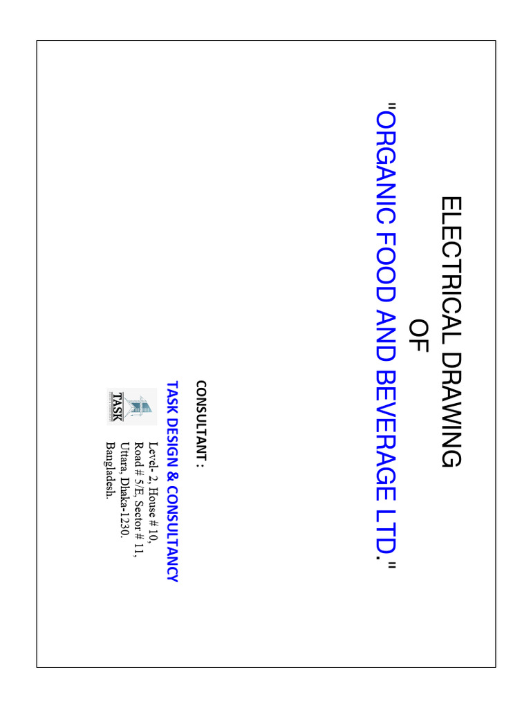 Electrical Layout for Organic Food Co. | PDF | Equipment | Electrical ...