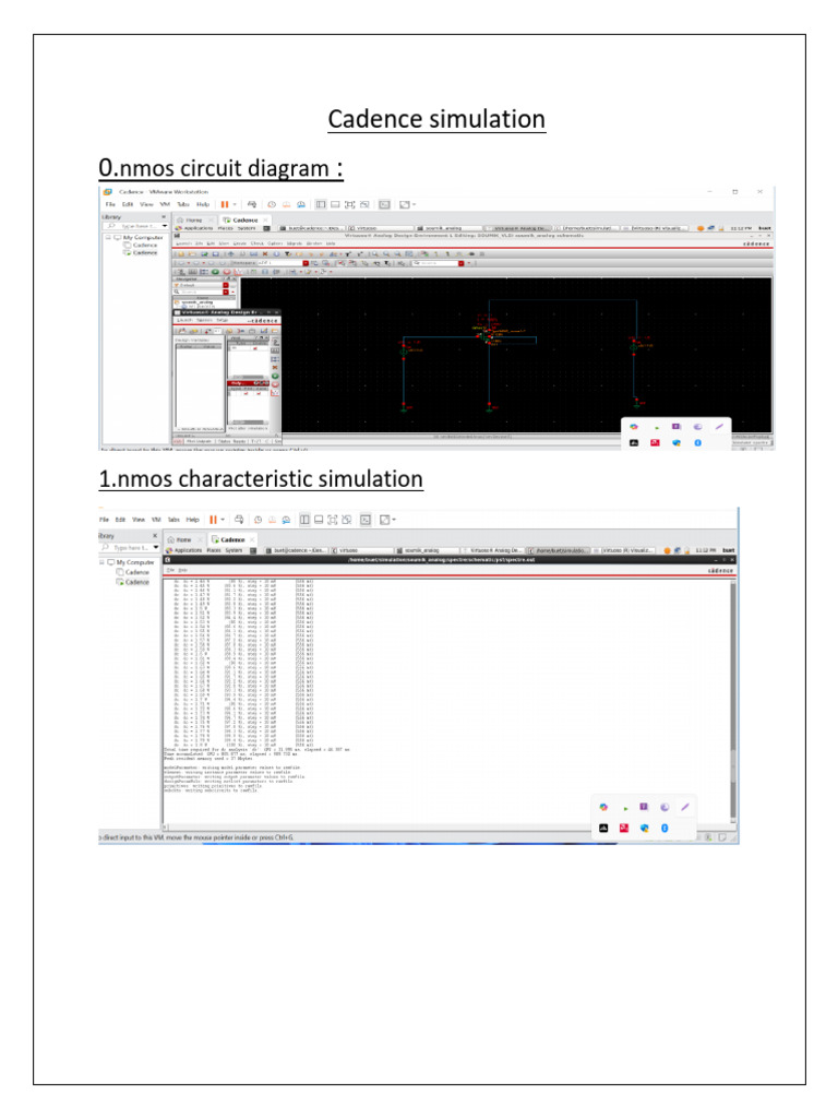 NMOS Circuit Simulation Analysis | PDF