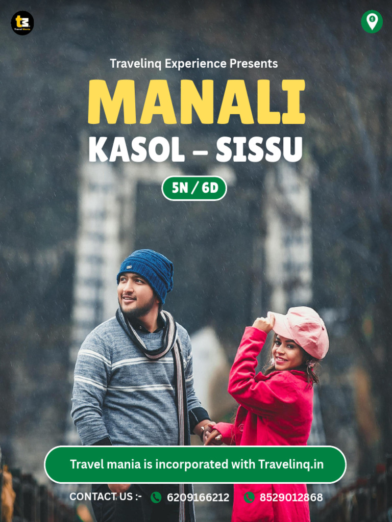 Manali Kasol Sissu Itrnery-1 | PDF