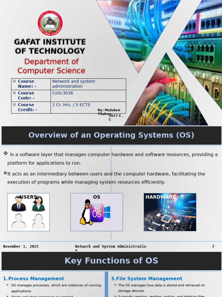 Network and System Administration | PDF | Operating System | Computer File