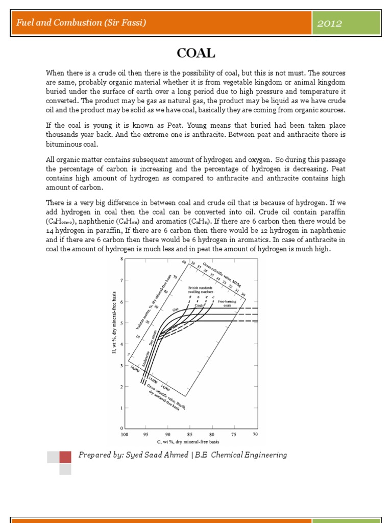 Types of Coal and Carbon Content Analysis | PDF | Lignite | Coal
