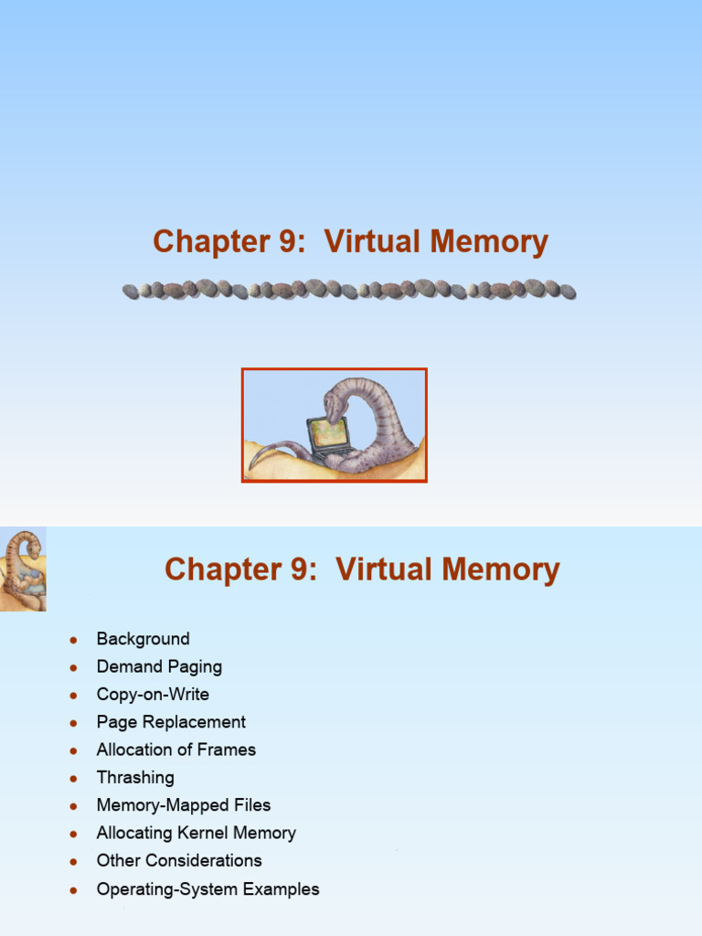 Lec 7 Virtual Memory | PDF | Operating System | System Software