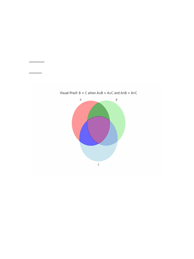 Proof B Equals C | PDF