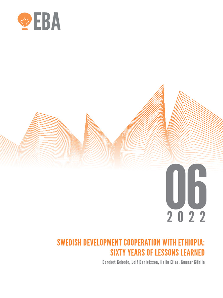 Swedish Development Cooperation With Ethiopia - Sixty Years of Lessons ...