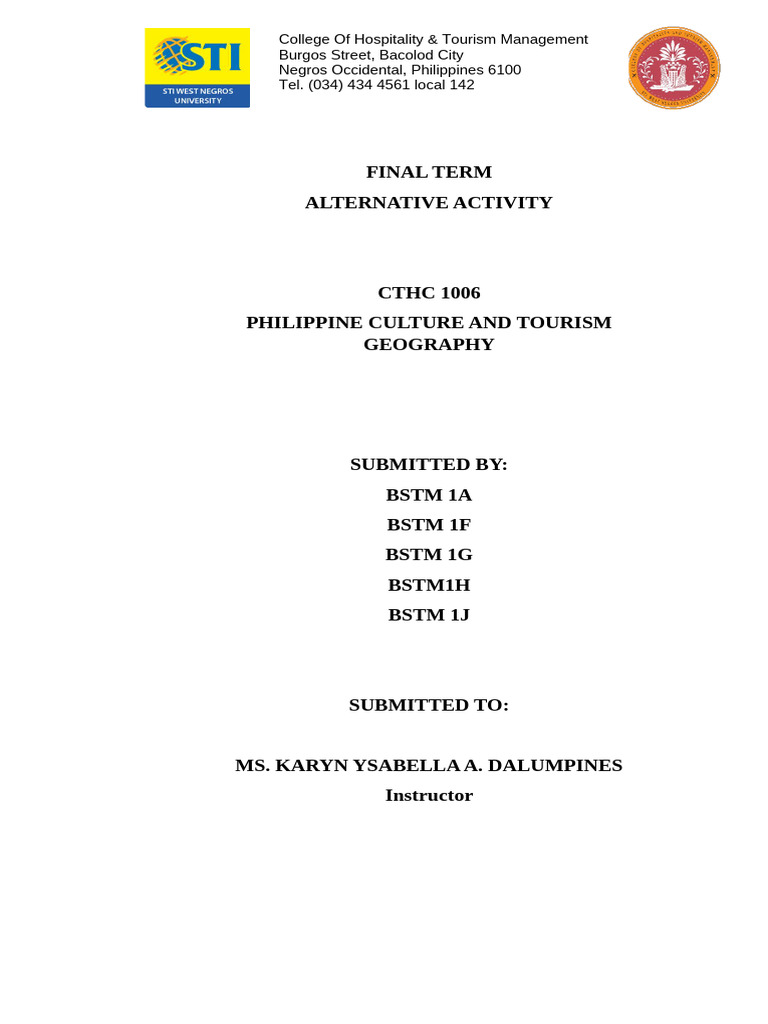 Ringbind Format - Alternative - Sti Wnu - CHTM Logo Header | PDF ...