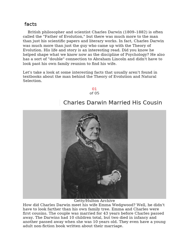 The Explained Life of Charles Darwin | PDF | Charles Darwin | Natural ...