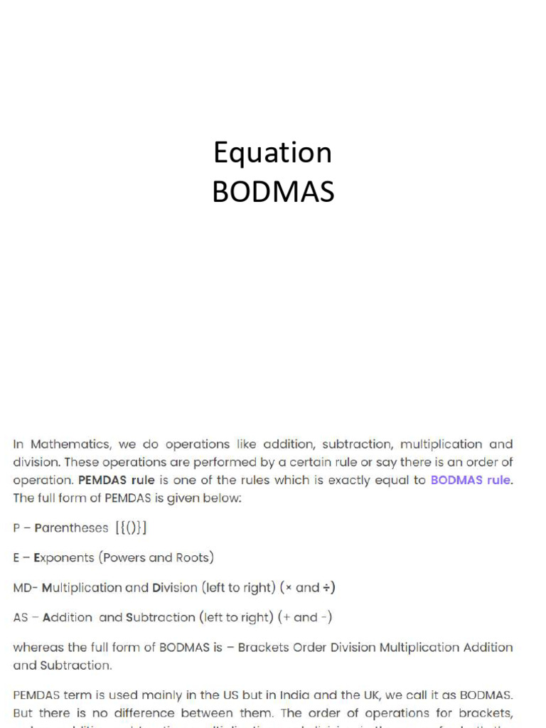 Equation | PDF