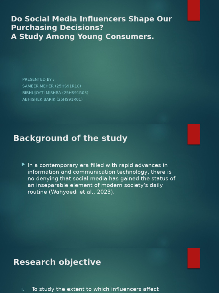 Do Influencers Shape Our Economic Decisions | PDF