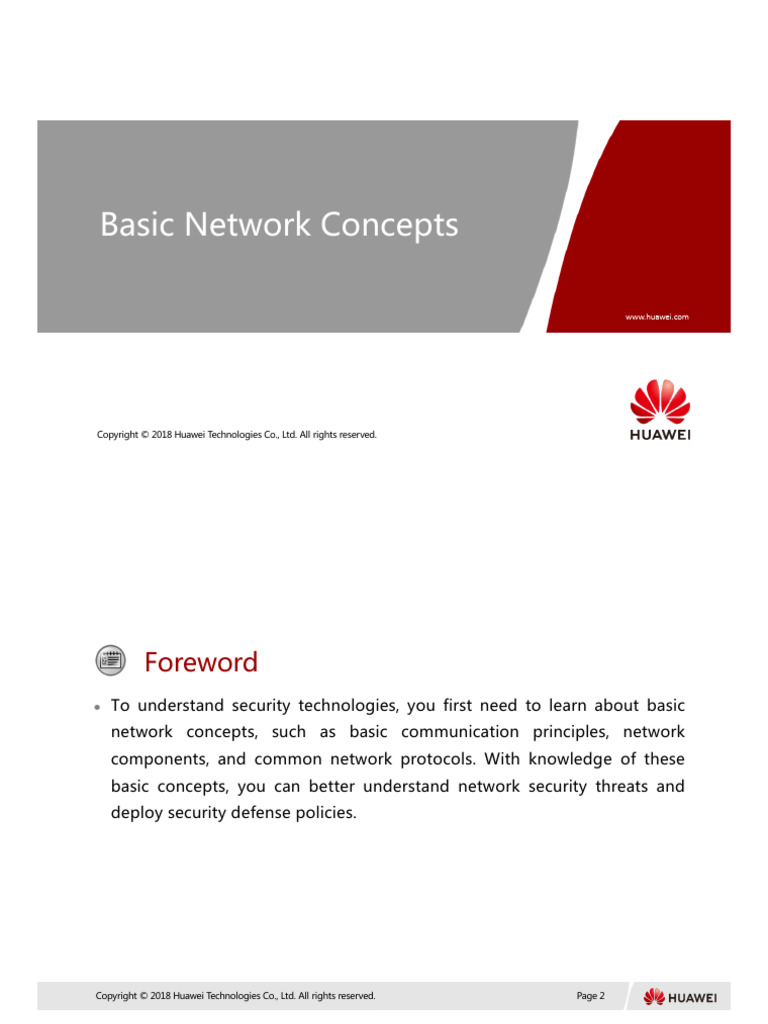 Basic Network Concepts and Protocols | PDF | Internet Protocol Suite ...