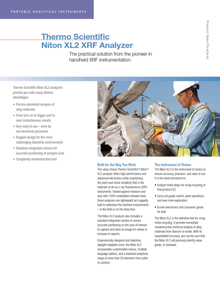Niton XL2 Analyzer Software Download | PDF | Personal Computers ...
