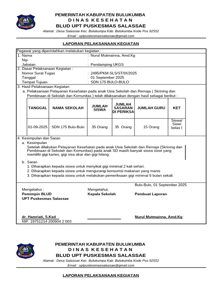 SPJ Bok 2025 Blud Uks-9-Sekolah | PDF