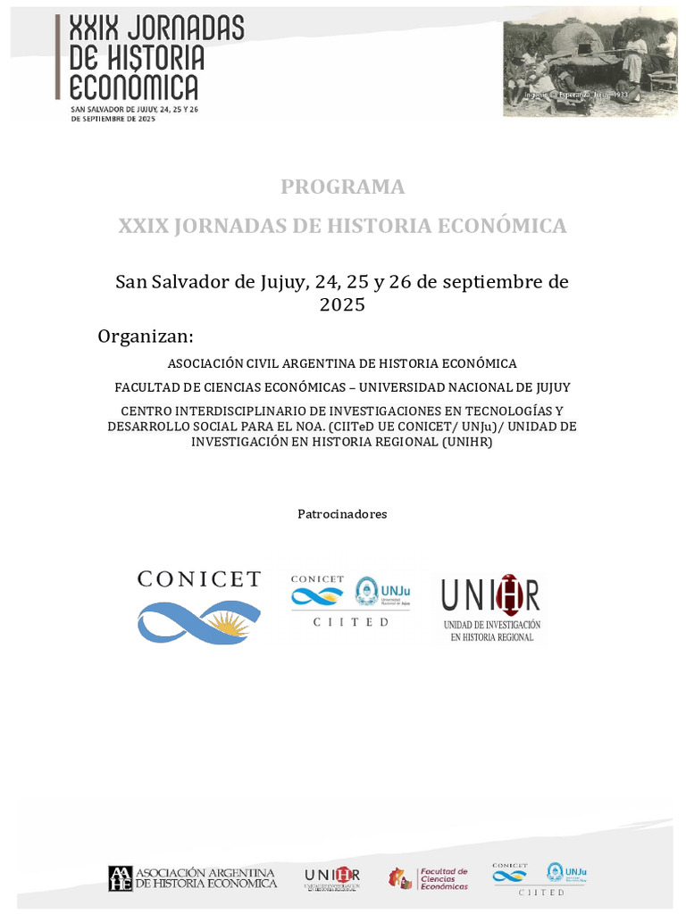 Jornadas Aahe 2025 Programa Definitivo | PDF | Buenos Aires | Argentina