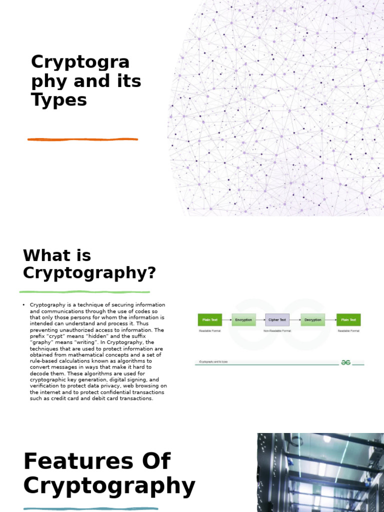 Understanding Cryptography Types and Uses | PDF | Key (Cryptography ...