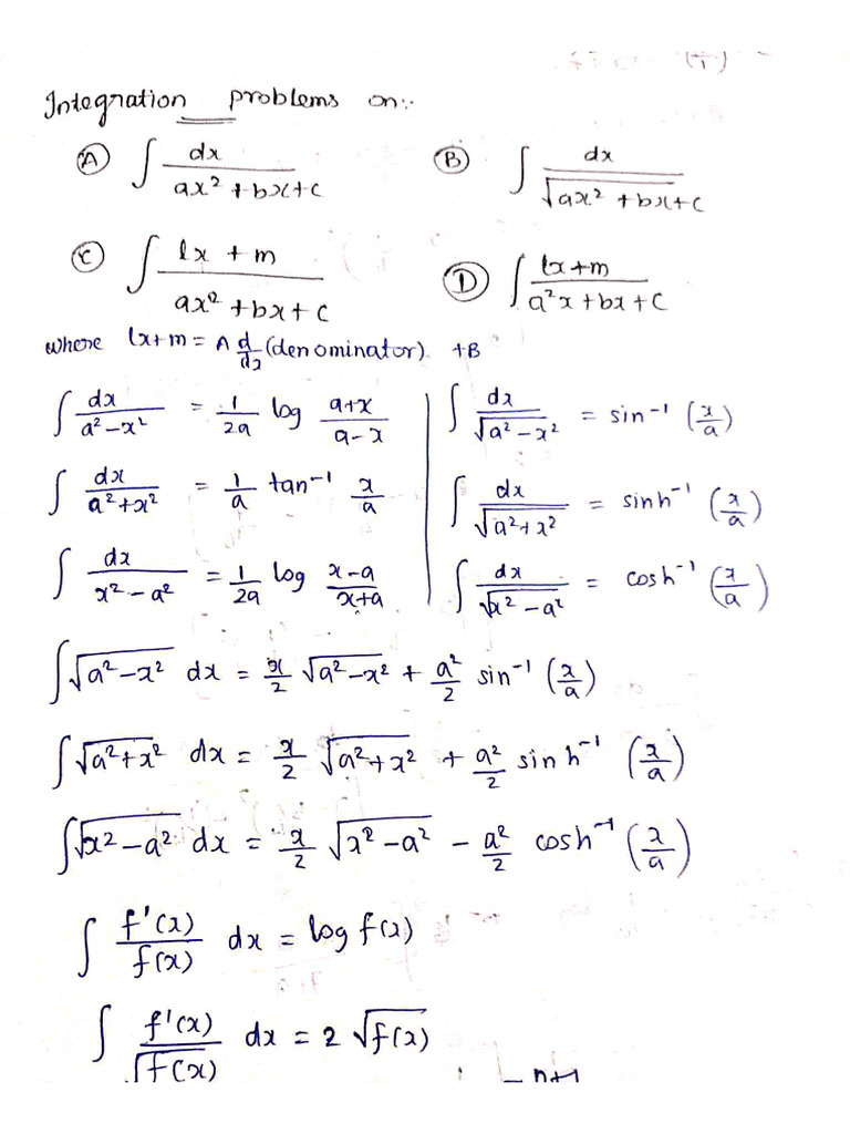 Unit 4 Integral Calculus Notes 2025 | PDF