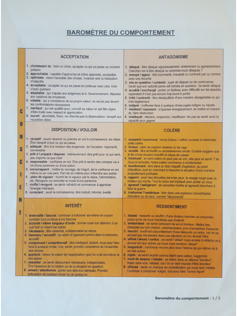Explication Barometre 1 | PDF