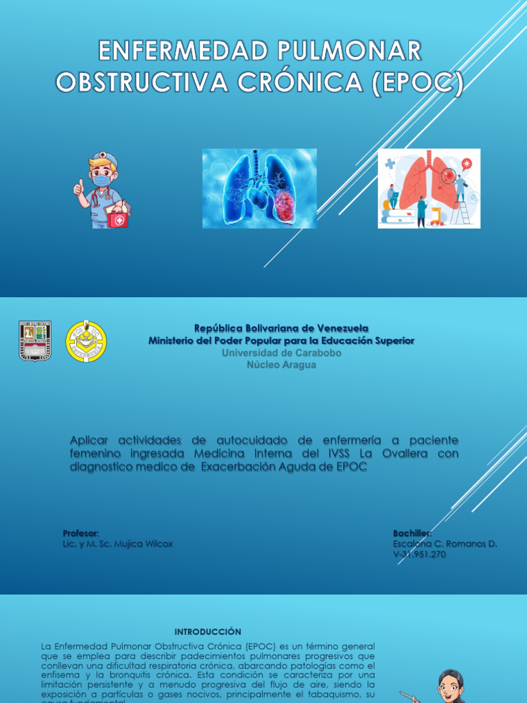 EPOC | PDF | Enfermedad pulmonar obstructiva crónica | Enfermedades y trastornos