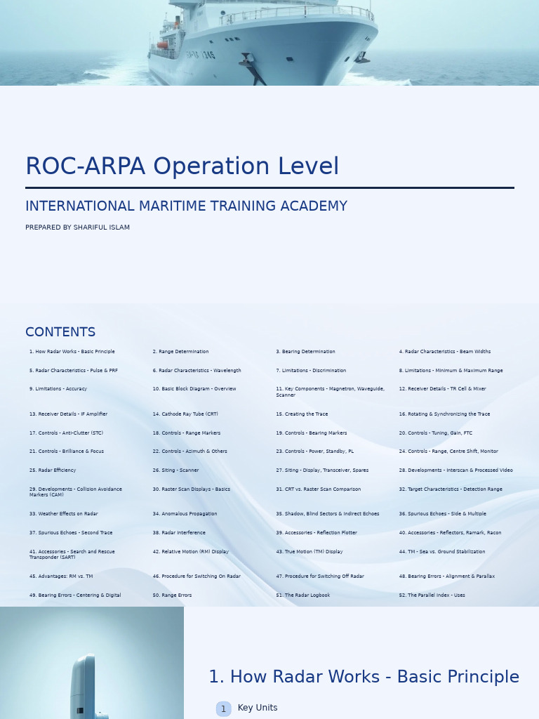Radar Operation and Characteristics Guide | PDF | Radar | Vacuum Tube