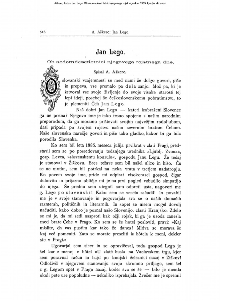 Jan Lego | PDF