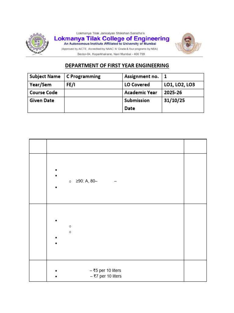 C Programming Assignment 1 | PDF | Interest | Mathematical Logic