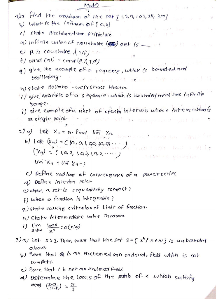 Math Sem 2 | PDF