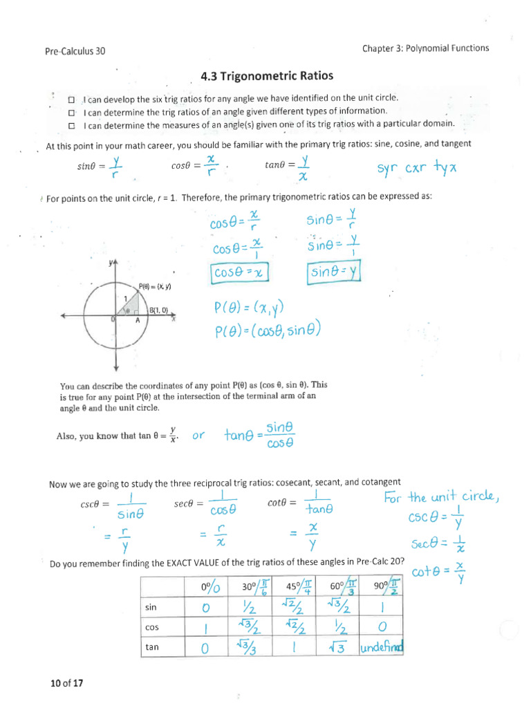 4.3 Teacher Notes | PDF