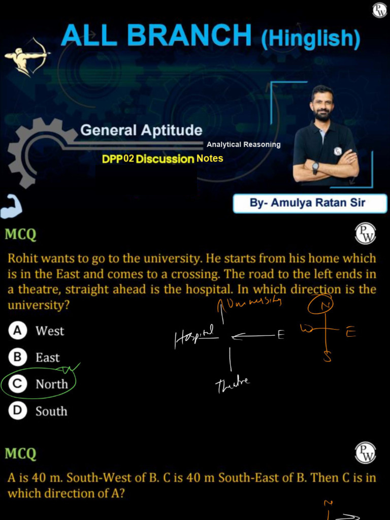 5-Analytical Reasoning DPP 02 Discussion Notes by Amulya Sir | PDF