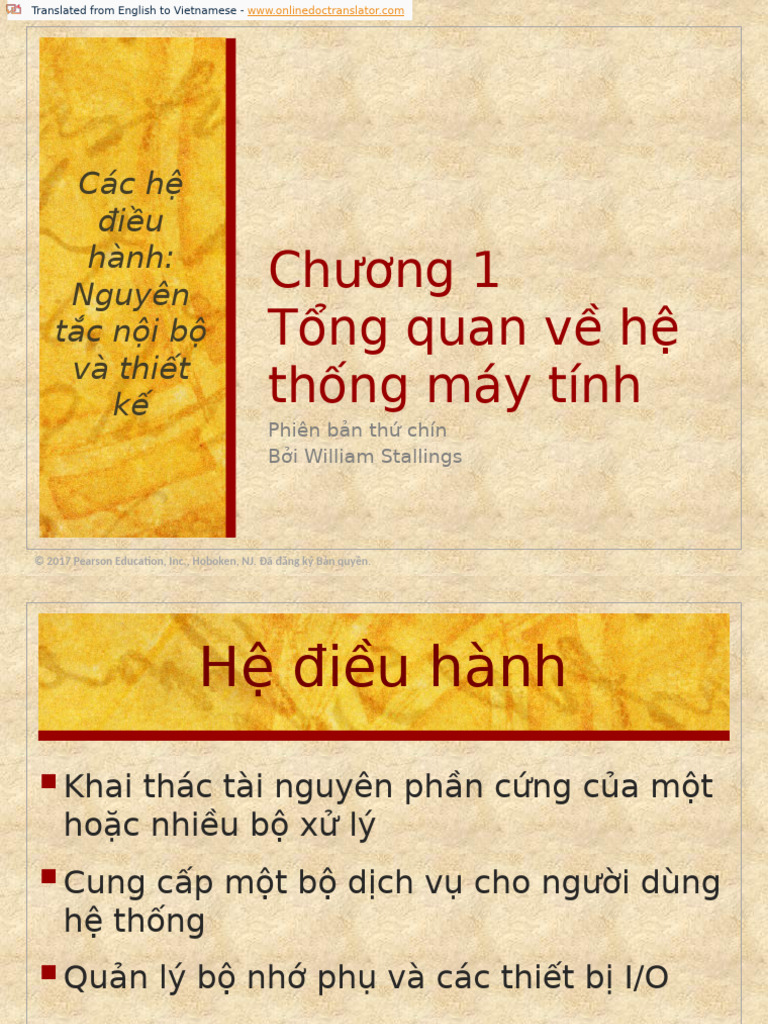 Ch01-OS9e Computer System Overview - En.vi | PDF