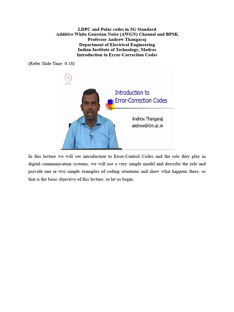 LDPC and Polar Codes in 5G Communication | PDF | Information And ...